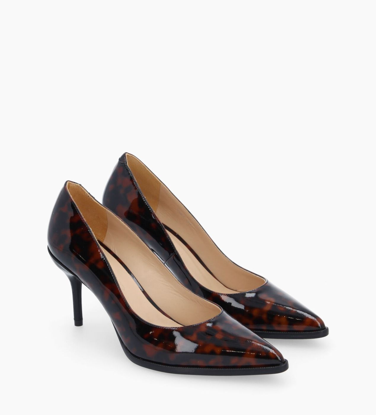 Pump with pointed toe - Jamie 70 - Smooth calf leather - Black